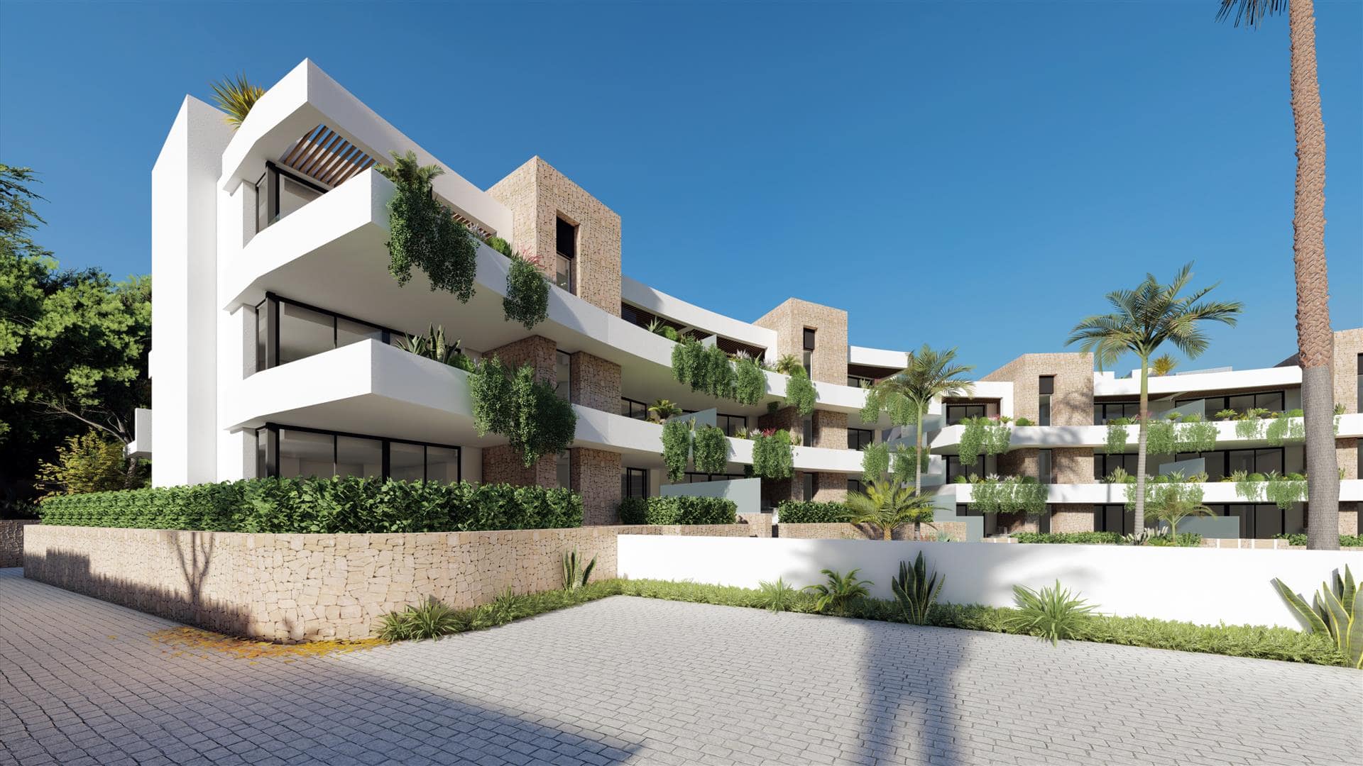 MSN-LO2LMC - Luxury 2 bedroom apartments with communal pool on La Manga ...